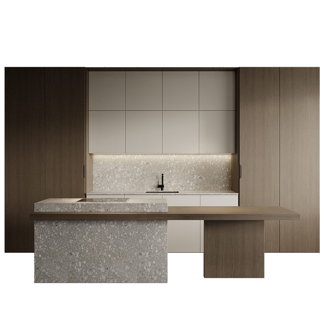 Kitchen 37 3D Model for VRay, Corona | CGMood