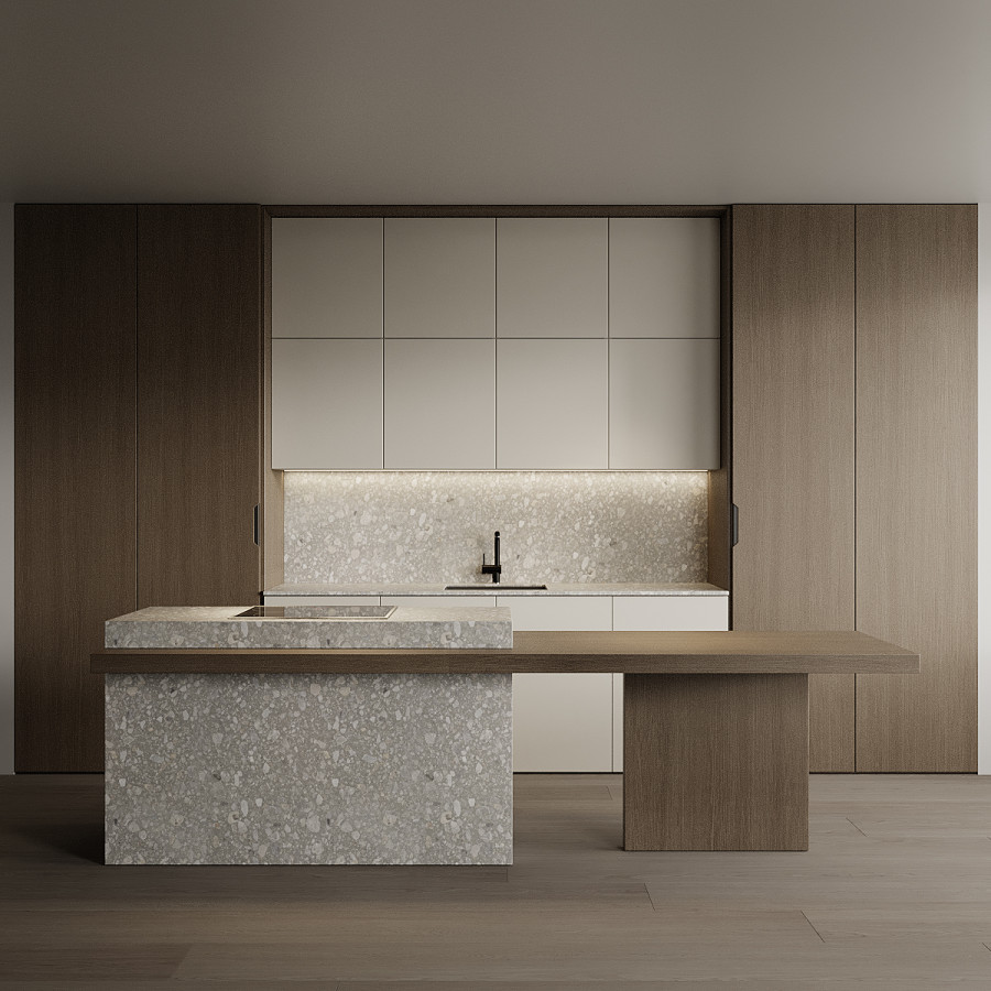 Kitchen 37 3D Model for VRay, Corona | CGMood