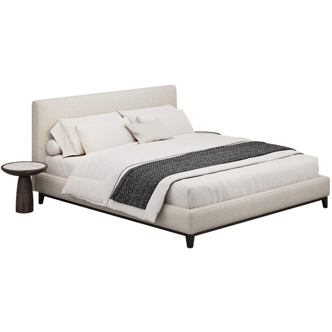 Andersen Bed By Minotti 3D Model for Corona | CGMood