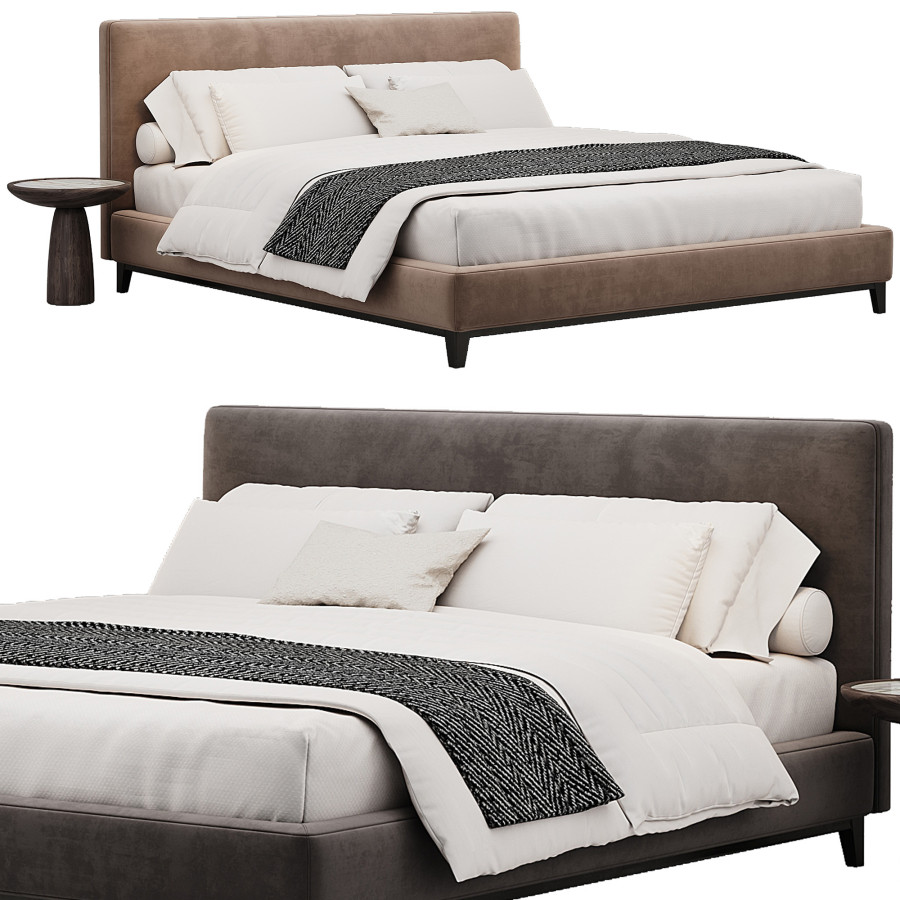 Andersen Bed By Minotti 3D Model for Corona | CGMood
