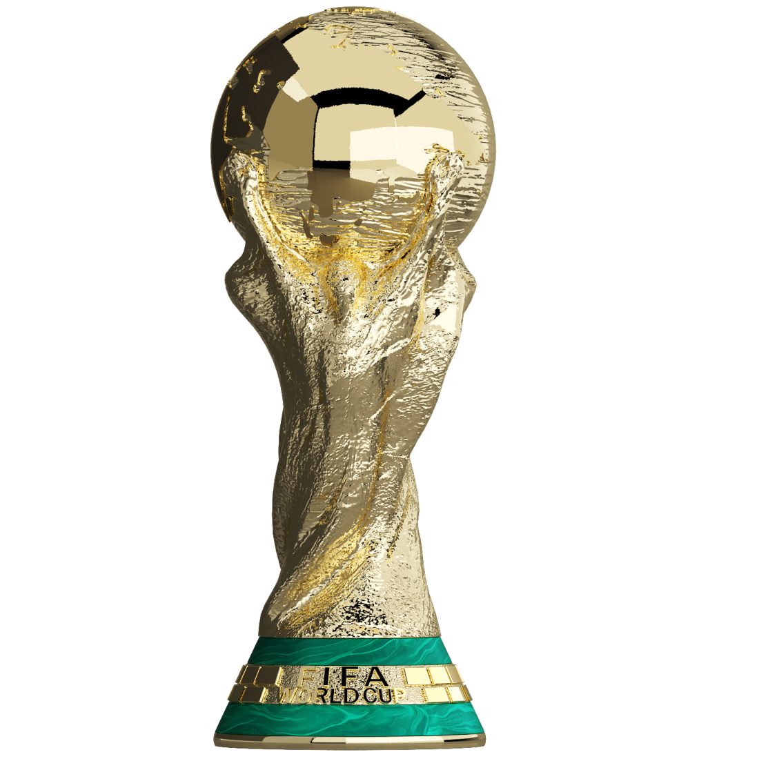 Fifa World Cup Trophy 3D Model for VRay, Corona | CGMood