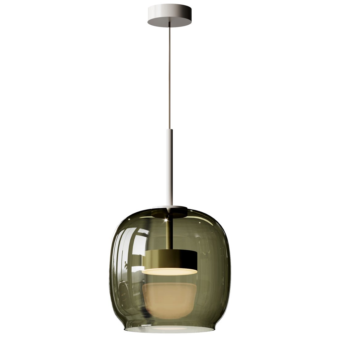 Modern Smoked Glass Pendant Light 3D Model for Corona | CGMood
