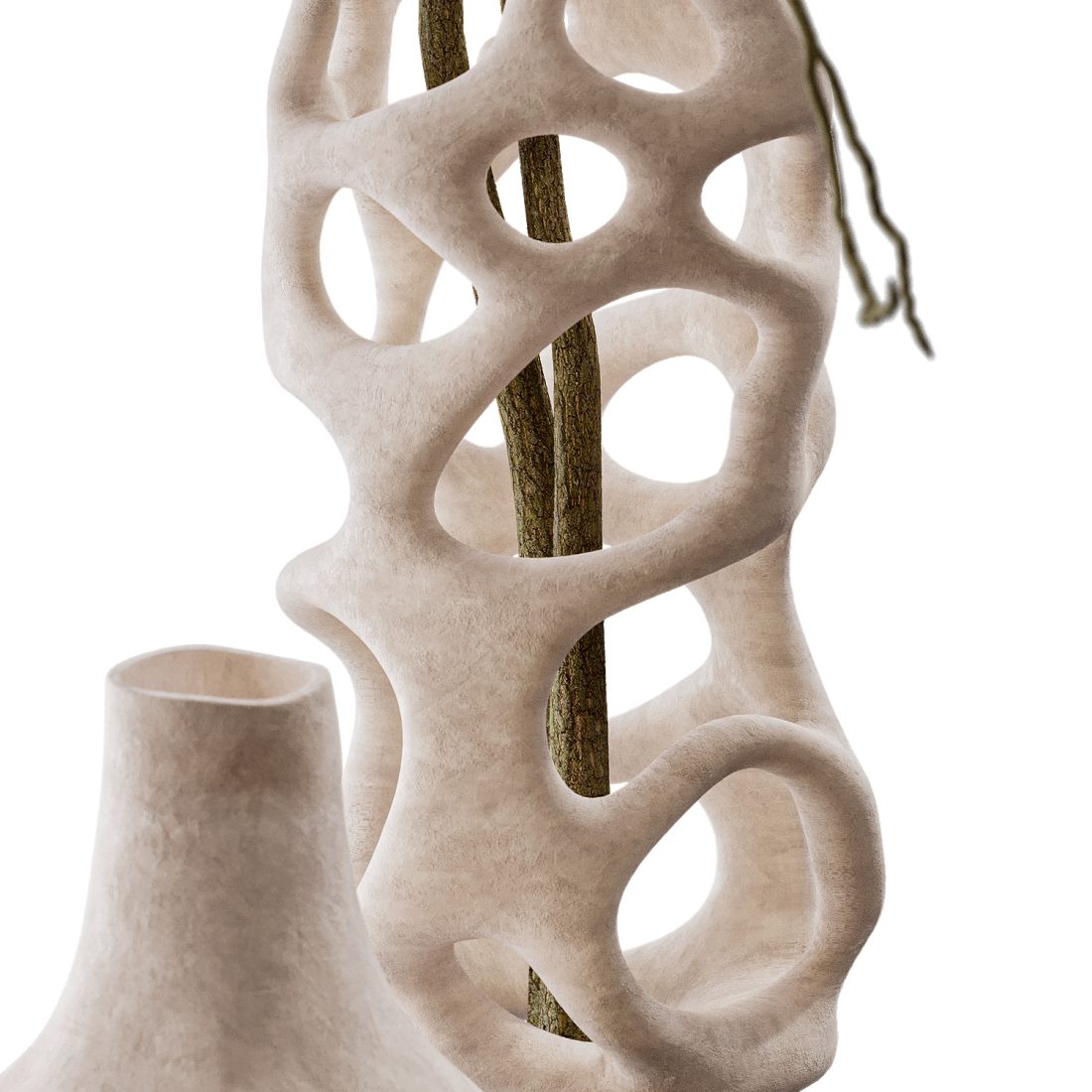 Bouquet In Vase Set 3D Model for Corona | CGMood