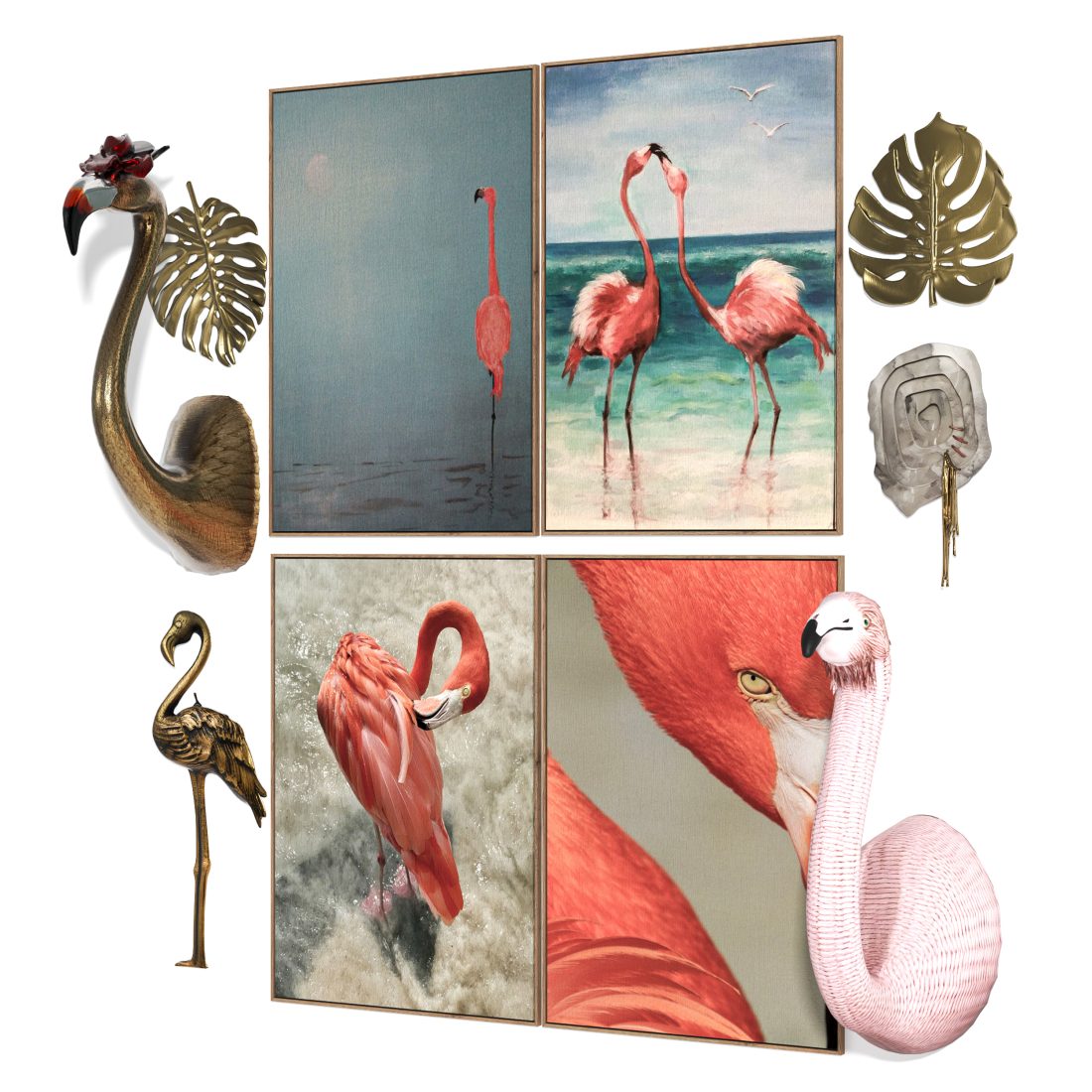 Flamingo Frame Set 3D Model for VRay, Corona | CGMood