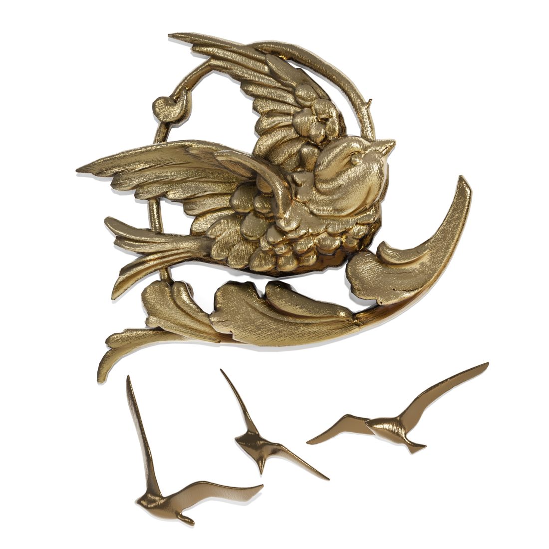 Birds Frame Set 3D Model for VRay, Corona | CGMood