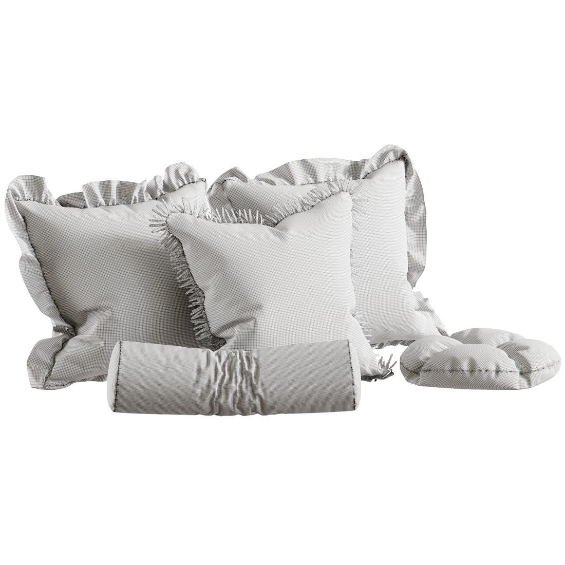 Pillow Set 03 3D Model for Corona | CGMood