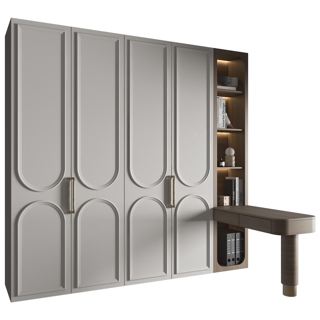 Furniture Composition 628 3D Model for VRay, Corona | CGMood