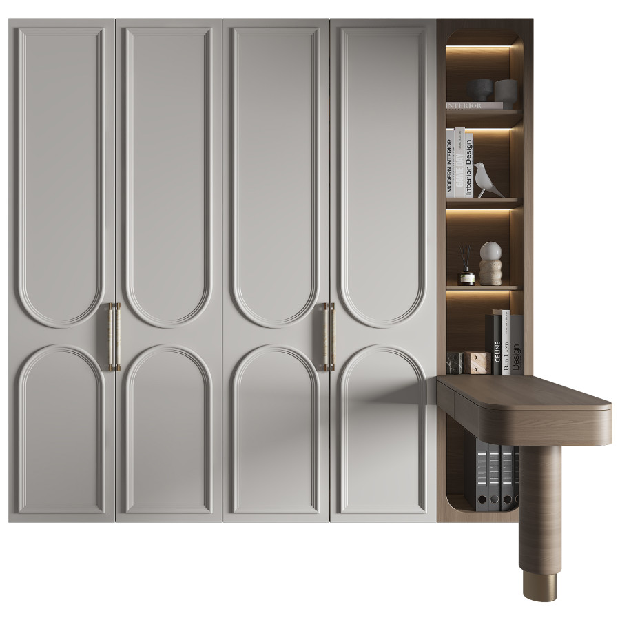 Furniture Composition 628 3D Model for VRay, Corona | CGMood