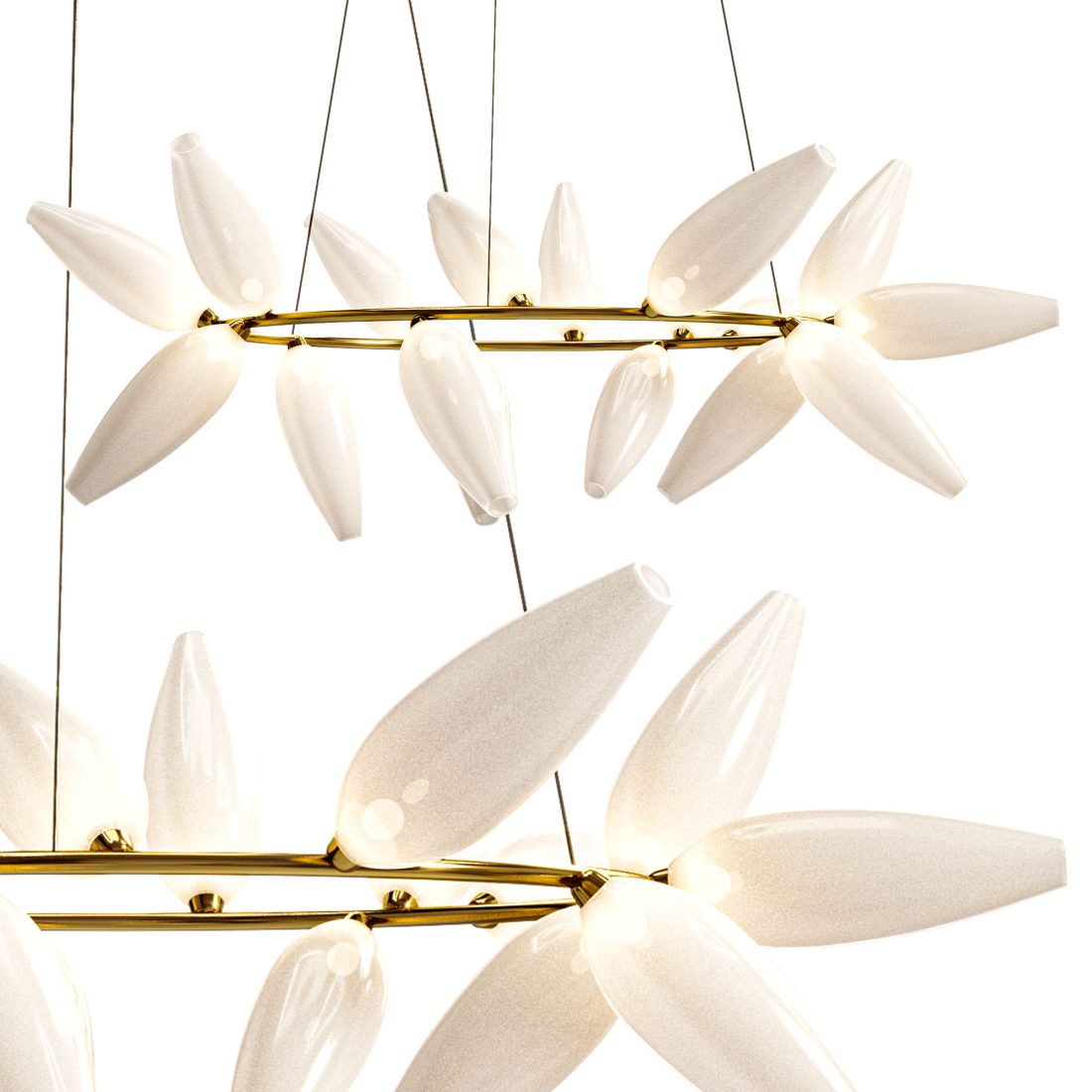Gem Ring Chandelier 3D Model for VRay | CGMood