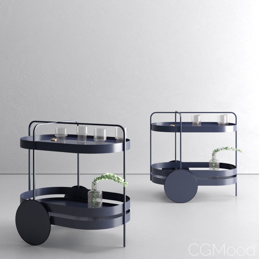 Schonbuch Kimo Wall Mirrors - 3D Model for VRay, Corona