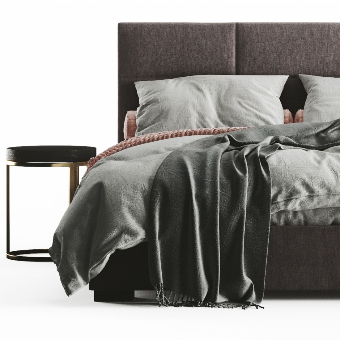 Rh Modena Bed - 3D Model for VRay, Corona