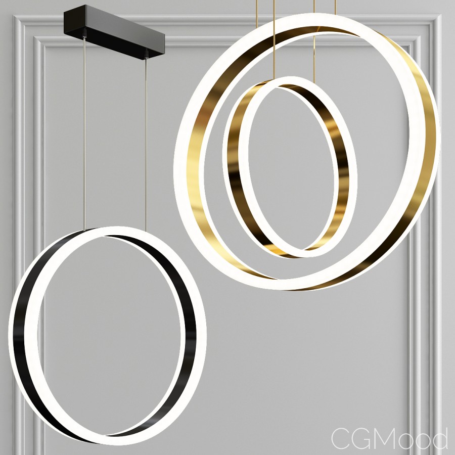 Lustre Lampare - 3D Model for VRay