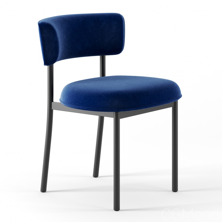 Font Regular Chair Armrest By Mobel Copenhagen - 3D Model for Corona