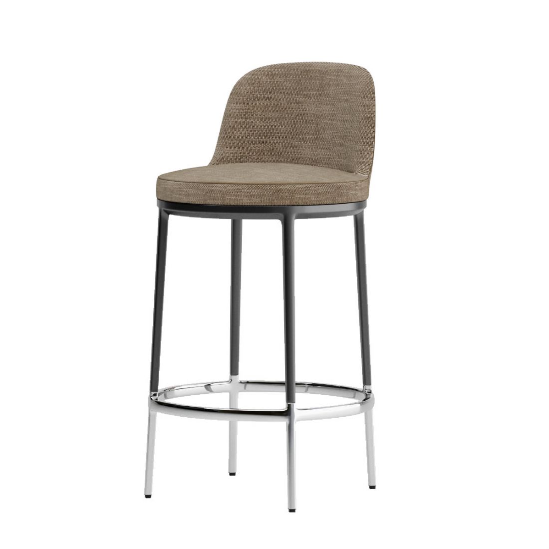 B&b Chair Caratos Bar Stool - 3D Model for VRay