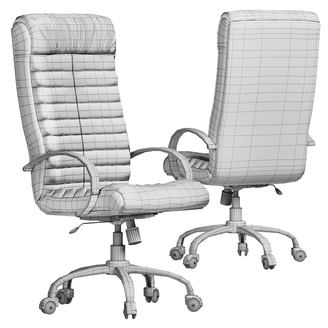 Office Chair2 Consul Conference - 3D Model for Corona
