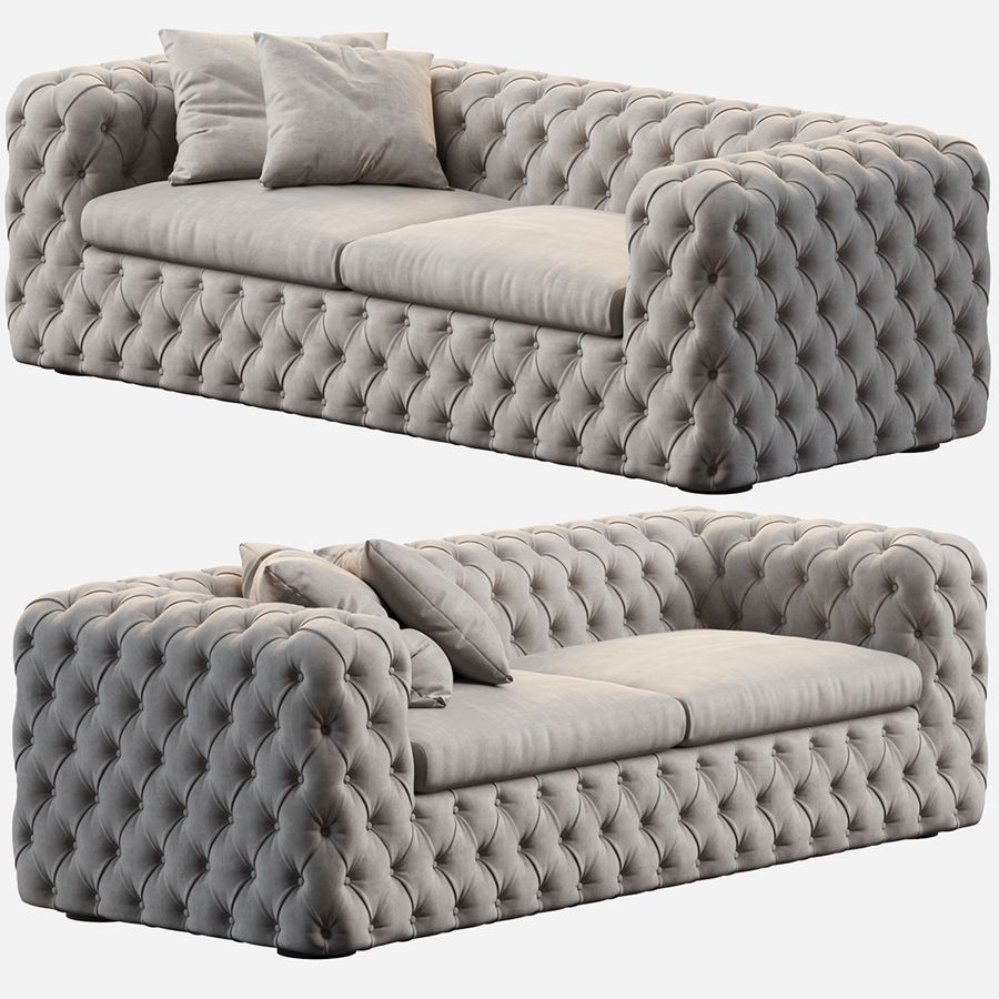Chelsea Sofa Dv Home Collection 3D Model for VRay, Corona | CGMood