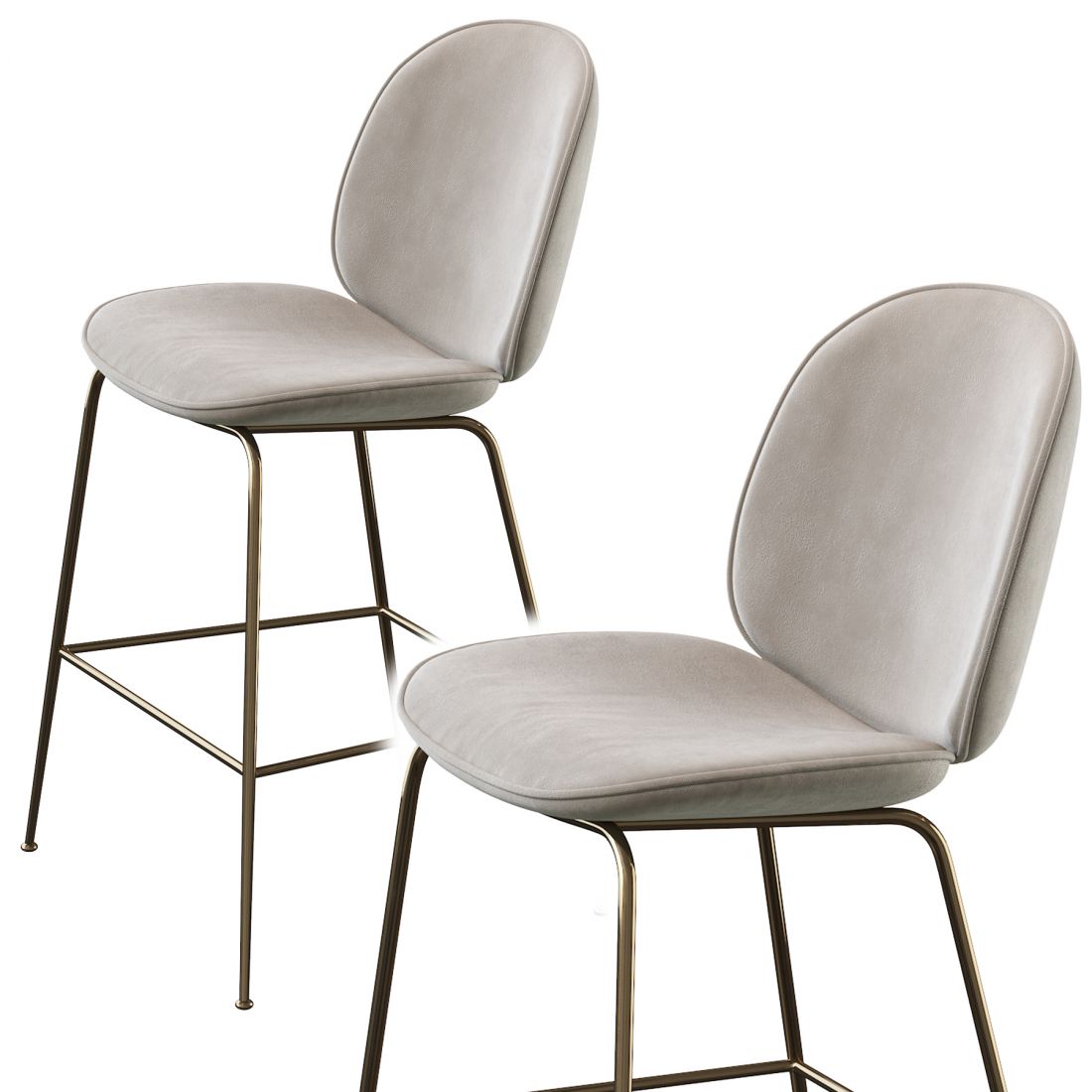 Gubi Beetle Bar Stool & Counter Stool 3D Model for Corona | CGMood