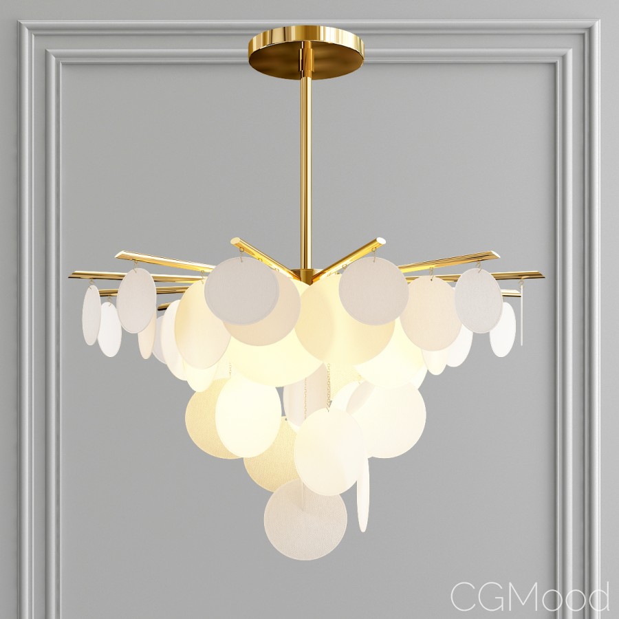 Nimbus Chandelier - 3D Model for VRay