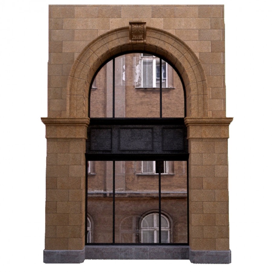 Classic Building Window - 3D Model for VRay