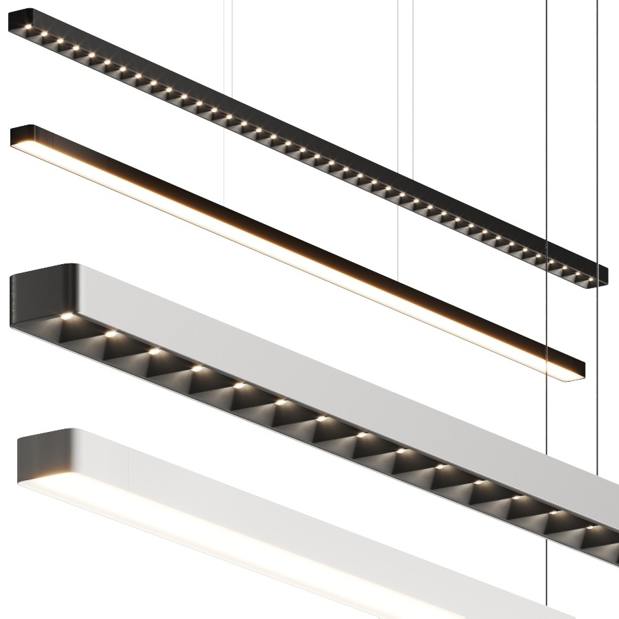 Flos Super Line Pendant Lamp - 3D Model for VRay, Corona