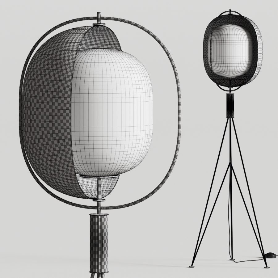 101 Copenhagen Pearl Floor Lamp 3D Model for VRay, Corona | CGMood
