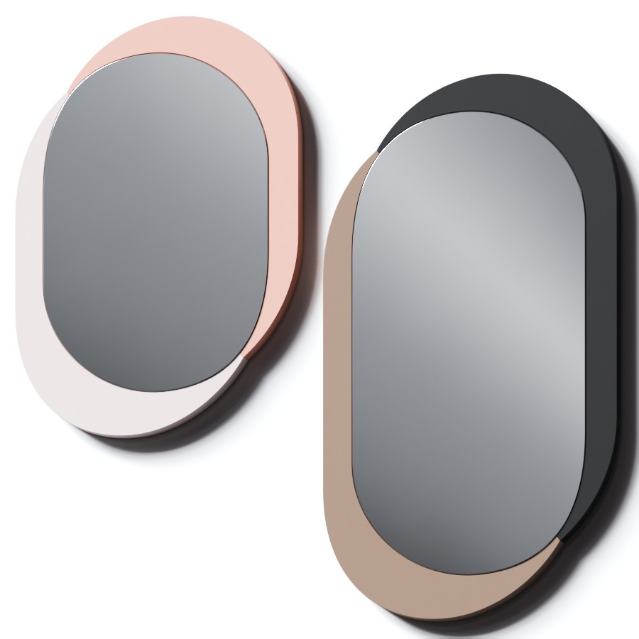 Schonbuch Kimo Wall Mirrors - 3D Model for VRay, Corona