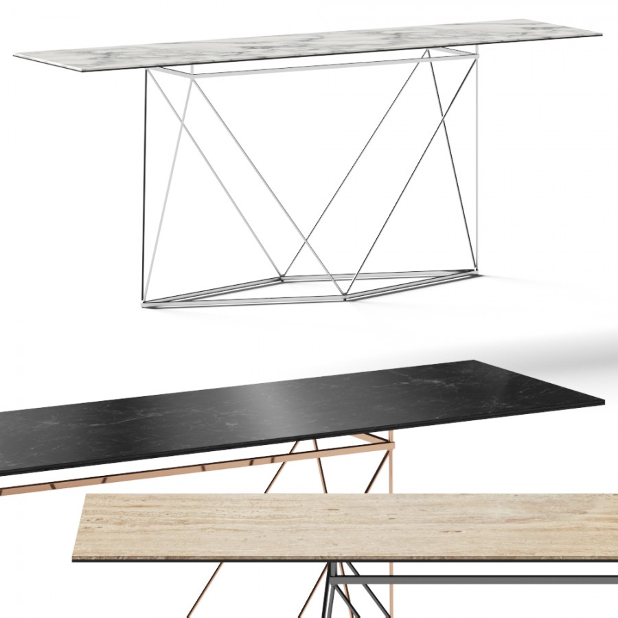 Naos Uptown Console Table 3D Model for VRay, Corona | CGMood