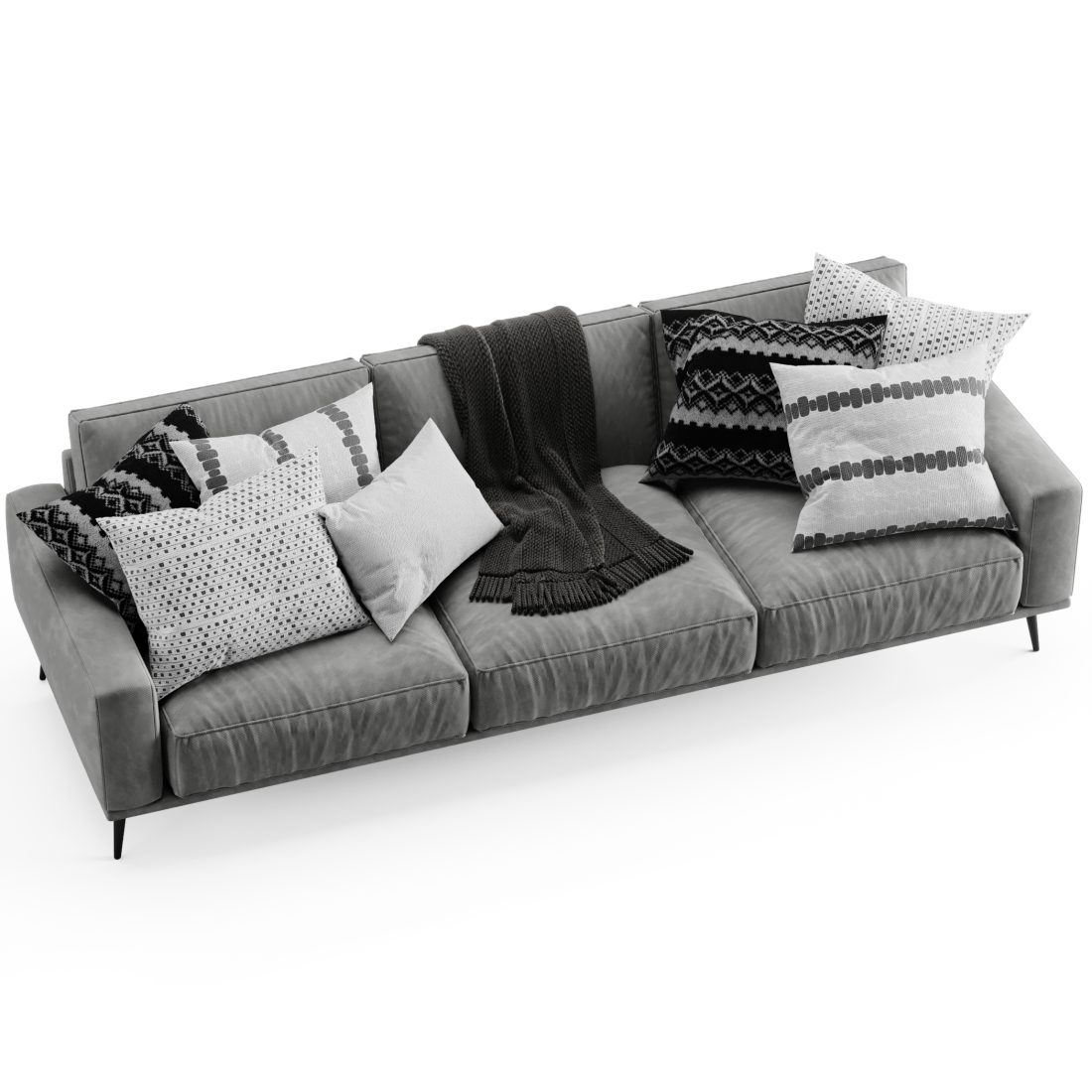 Boconcept Carlton Sofa - 3D Model for Corona
