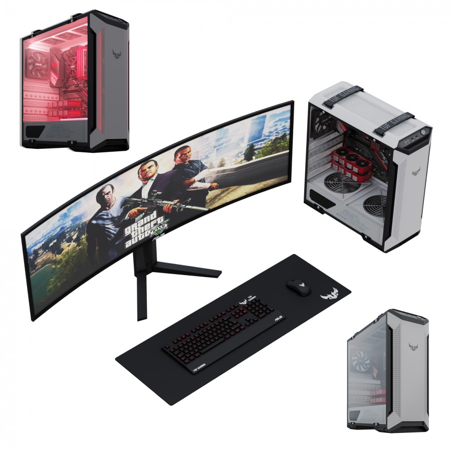 Asus Gaming Collection 3 - 3D Model for Corona