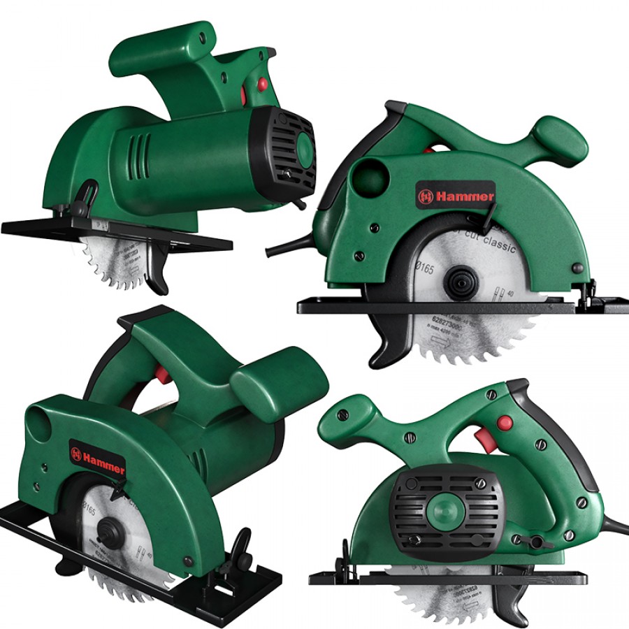 Circular Saw Hammer - 3D Model for VRay, Corona