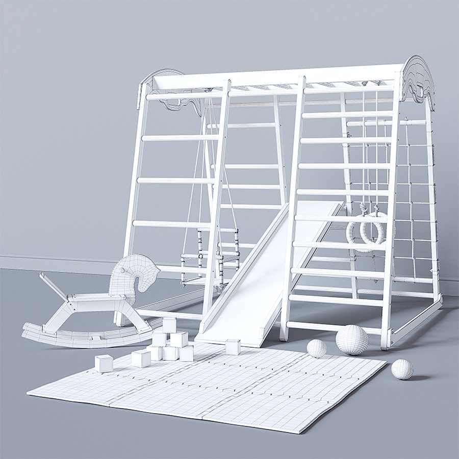 Home Gaming Complex - 3D Model for Corona