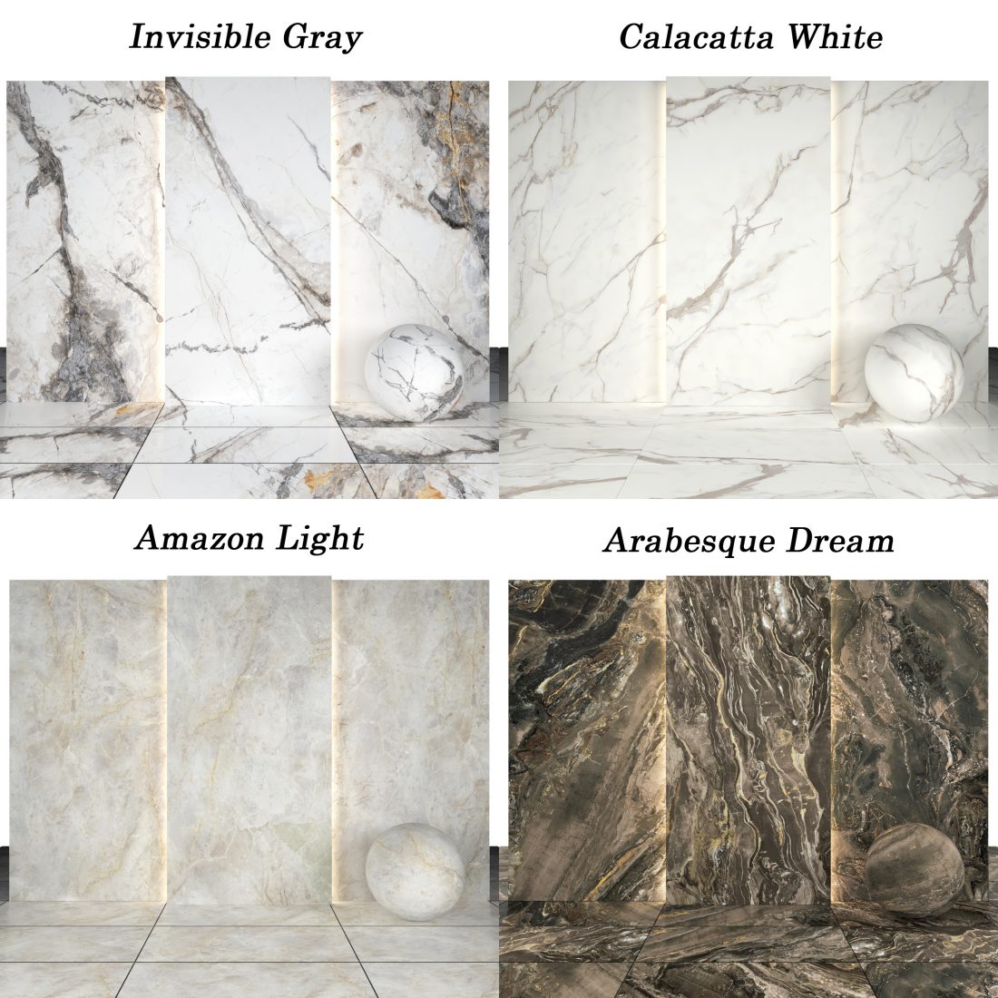 Collection Marble 14 - 3D Model for VRay