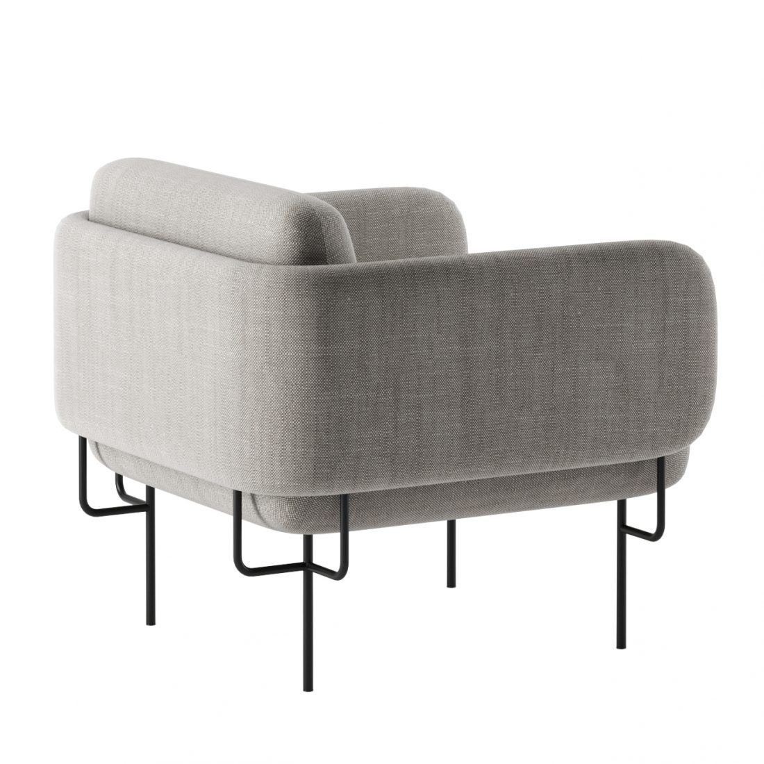 Alce Lounge Chair By Missana - 3D Model for Corona