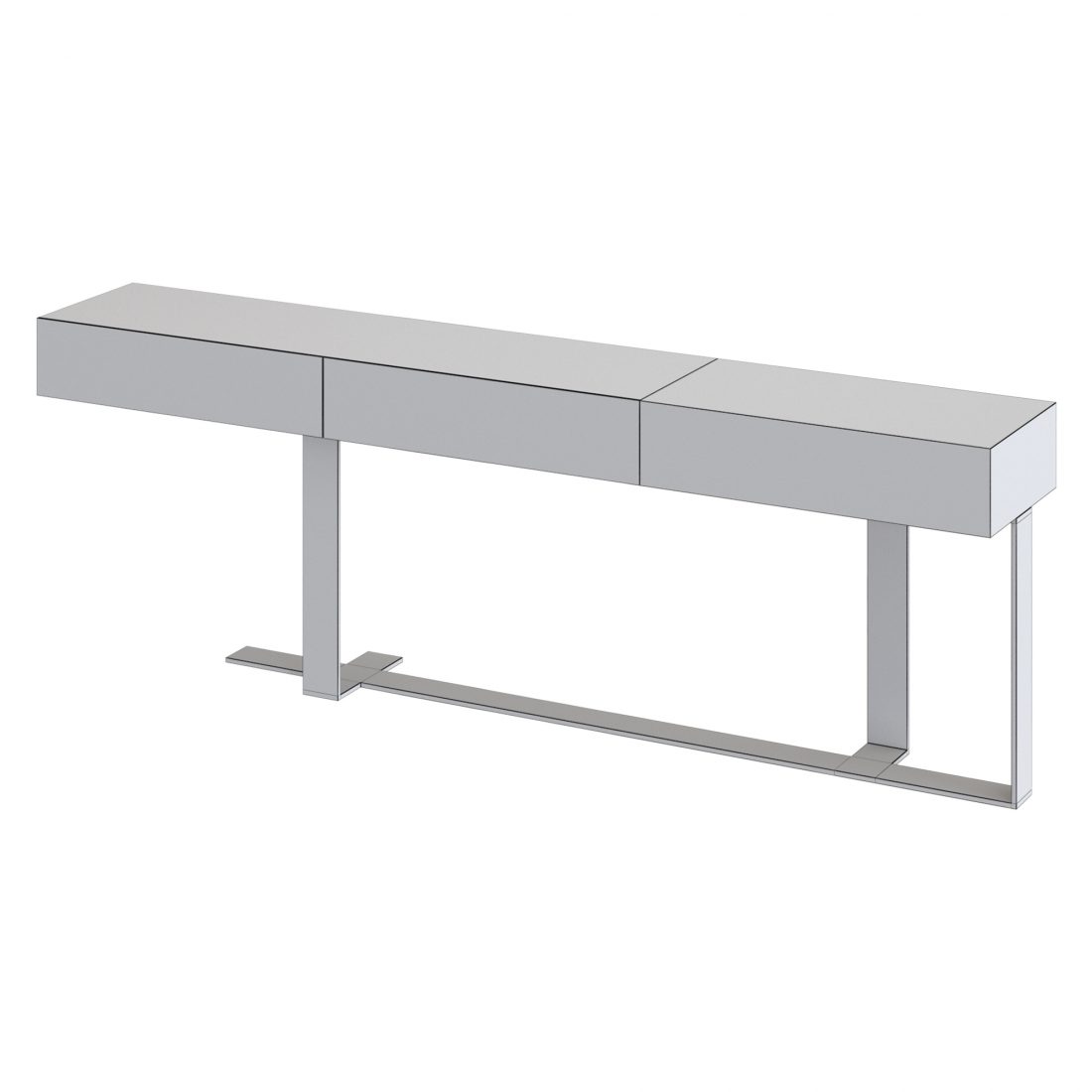 Enne Frame - Console Table - 3D Model for VRay, Corona