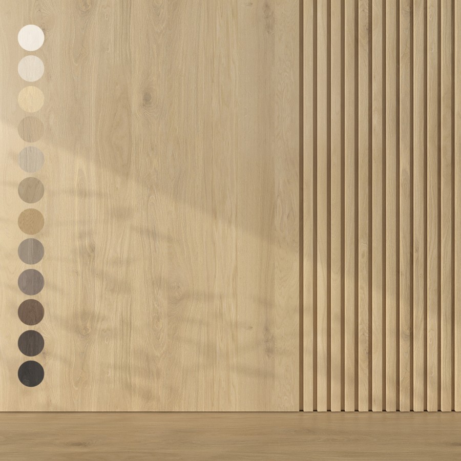 Oak Textures 018 - 3D Model for VRay, Corona
