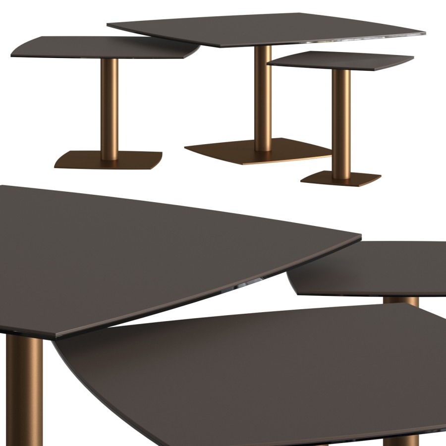 Fem Tables By Discalsa - 3D Model for VRay, Corona