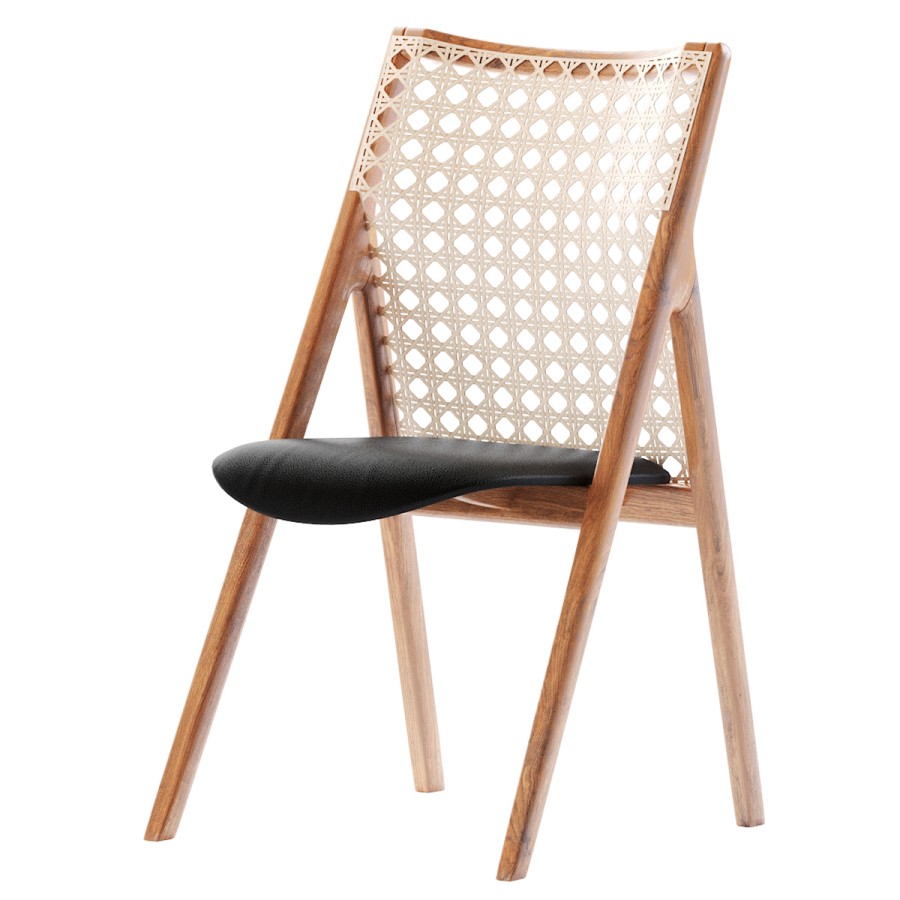 Tela Dining Chair - 3D Model for Corona