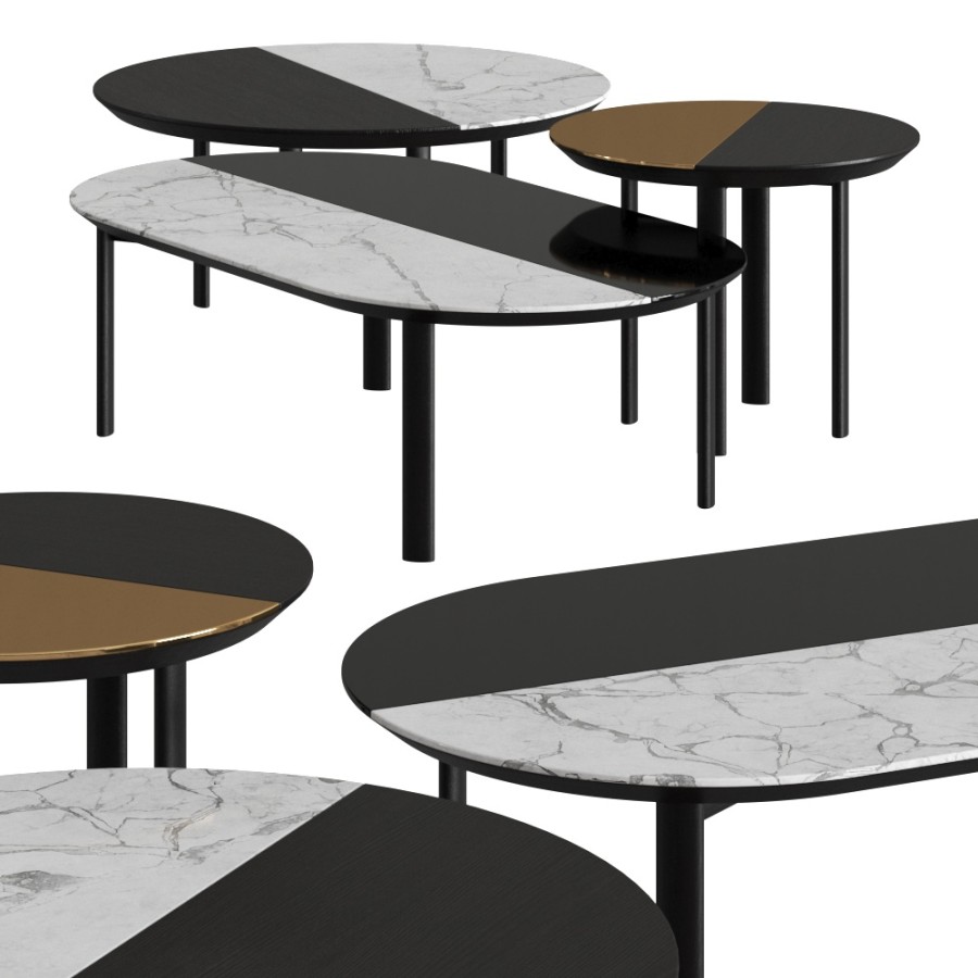 Calligaris Bam Coffee Tables 3D Model for VRay, Corona | CGMood