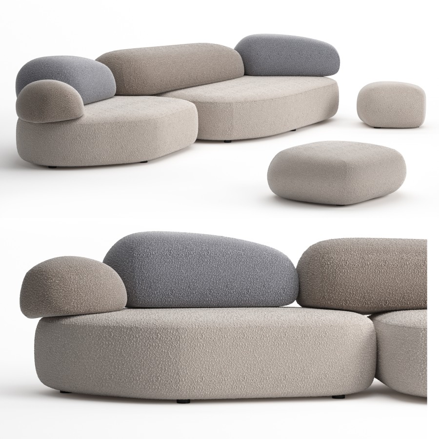 Moroso Pebble Rubble 3D Model for VRay, Corona | CGMood
