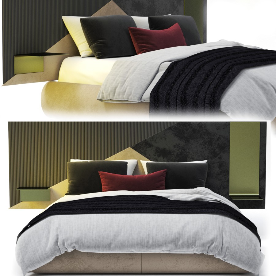 Ego By Shake Bed - 3D Model for Corona