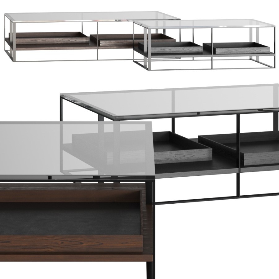 Maxalto Lithos Side Table - 3D Model for VRay, Corona
