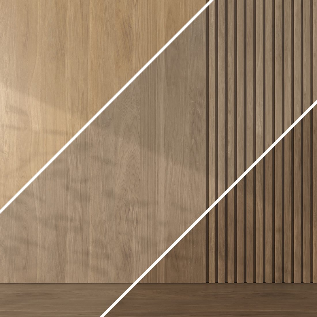 Oak Textures 040 - 3D Model for VRay, Corona