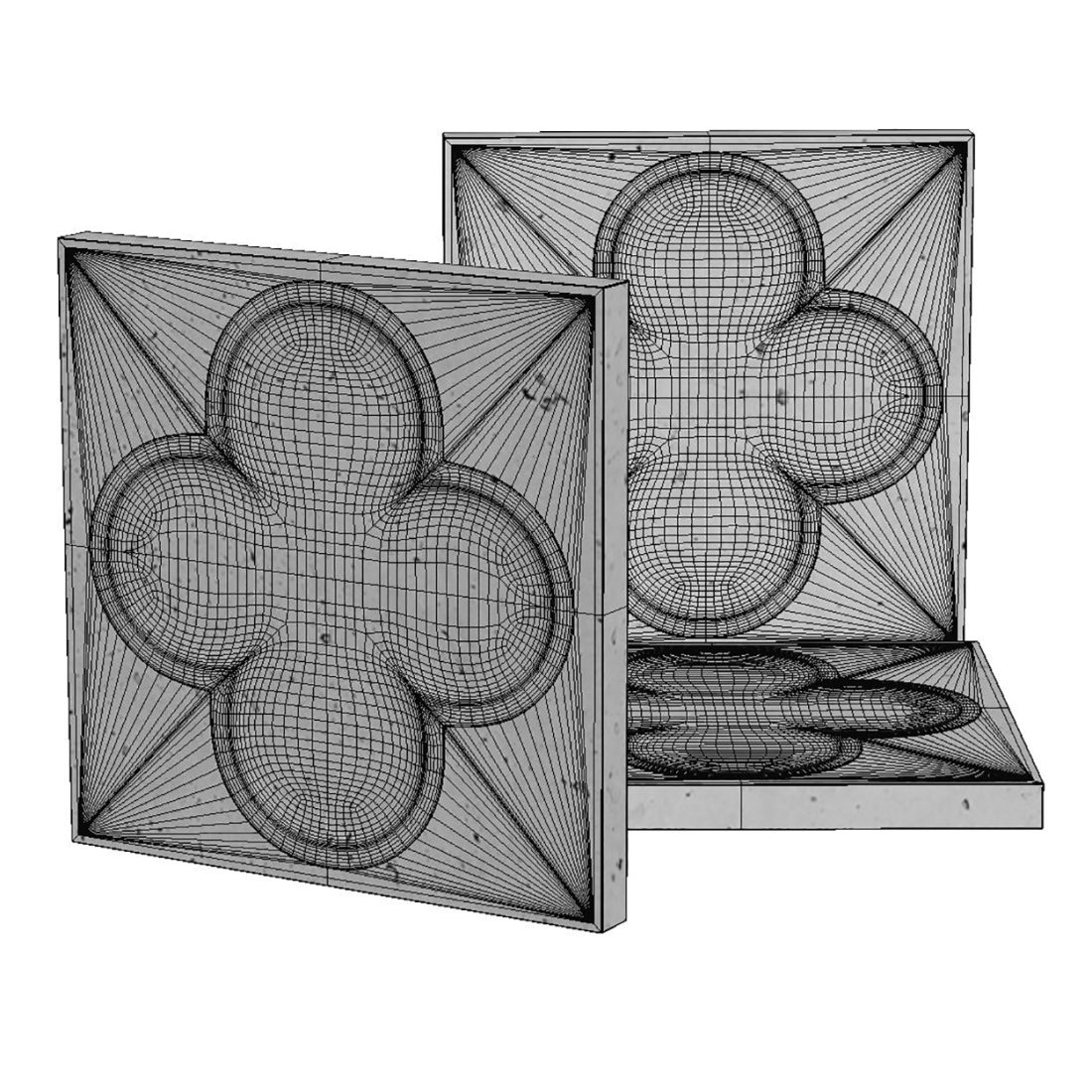 Ethnic Ceramic Tiles - 3D Model for Corona