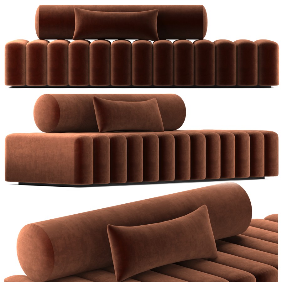 New Moon Couch Sofa - 3D Model for Corona