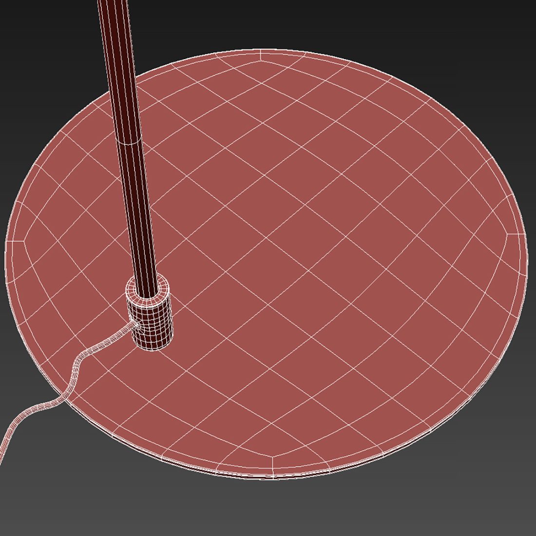 Floor Lamp Maru - 3D Model for VRay, Corona