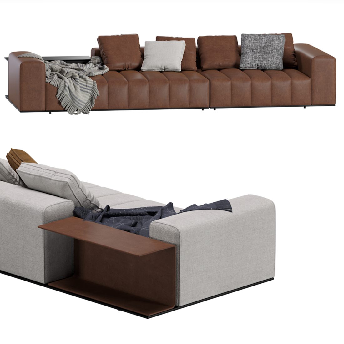 Goodman Modular Sofa 02 - 3D Model for Corona
