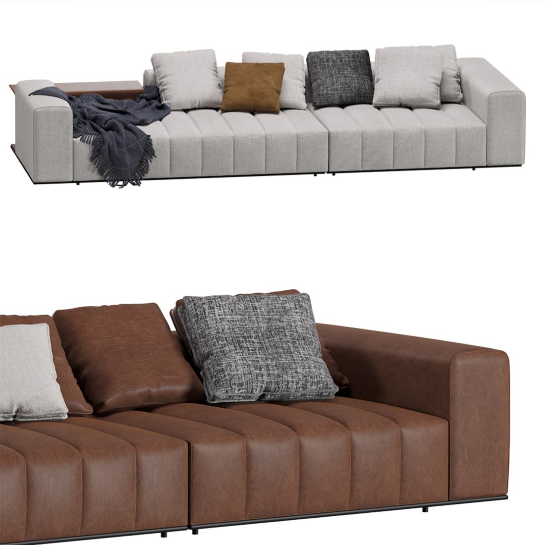Goodman Modular Sofa 02 - 3D Model for Corona