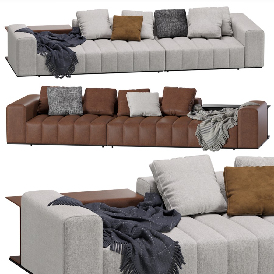 Goodman Modular Sofa 02 - 3D Model for Corona