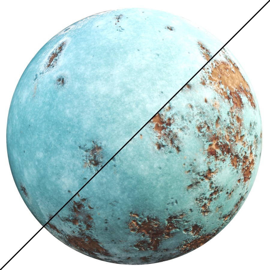 Rusty Metal Pbr Mtl Collection Set 007 - 3D Model for VRay, Corona