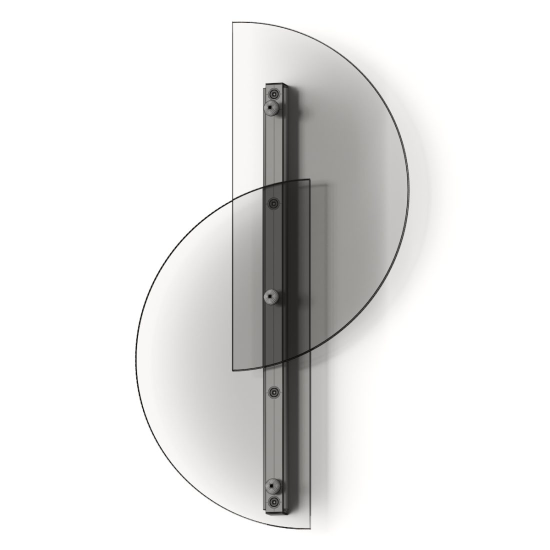 Cosmo Relax Half Wall Lamp - 3D Model for VRay, Corona